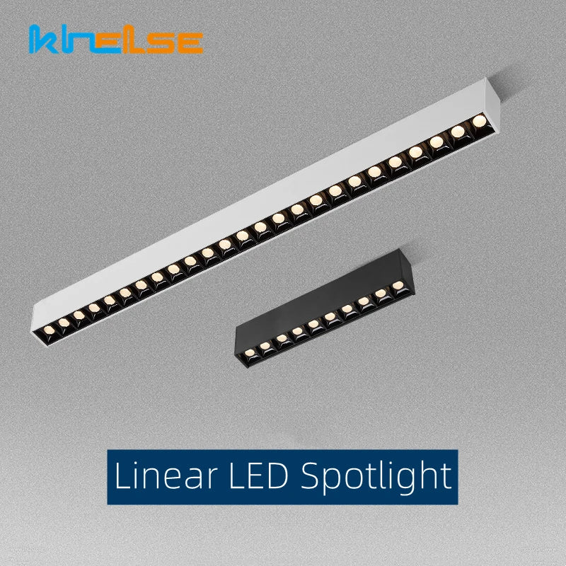 Afralia™ LED Linear Grille Light: Modern Surface Mount Ceiling Lightin