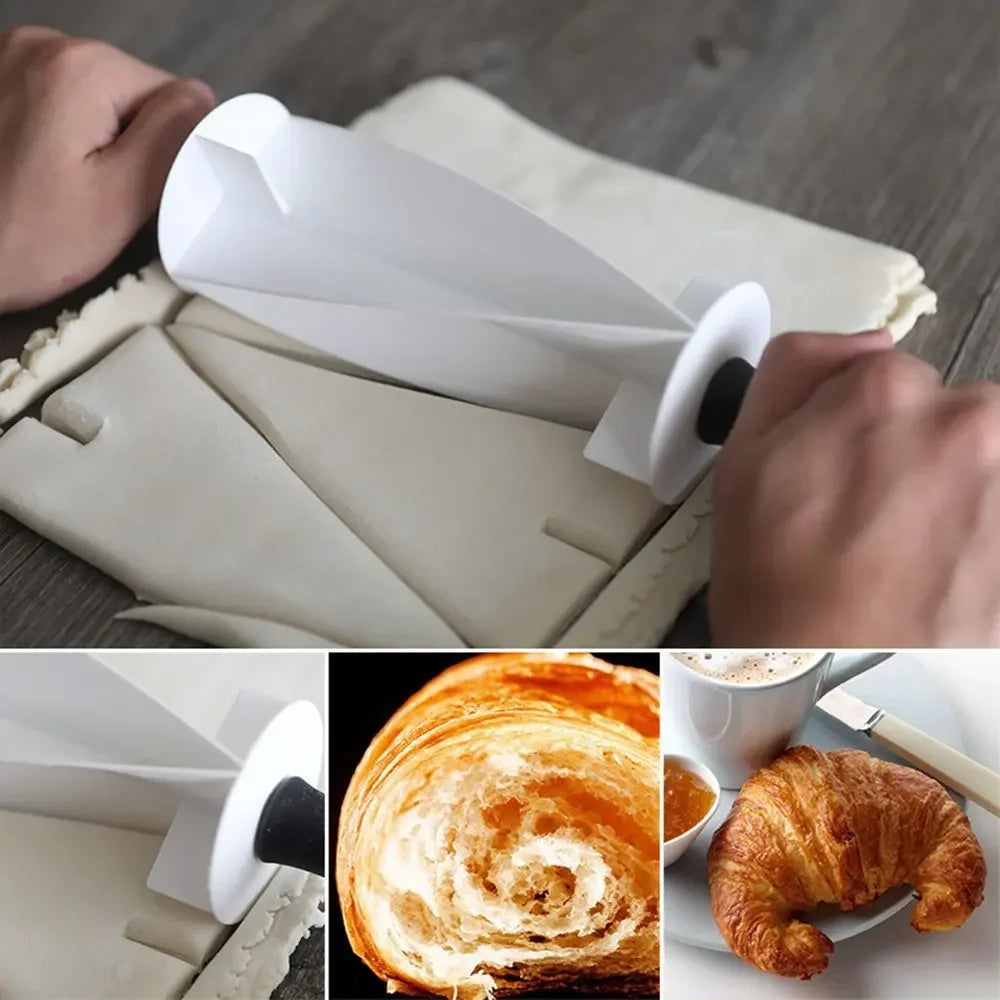 Afralia™ Croissant Bread Wheel Cutter for Baking & Kitchen - Bakery To