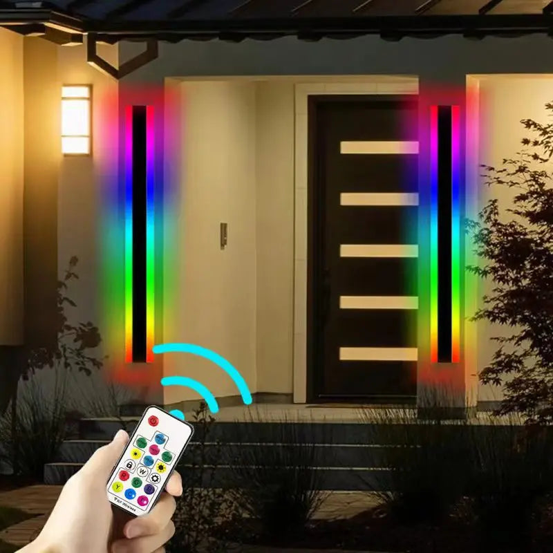 Afralia™ RGB Outdoor Christmas Lights with Remote Control