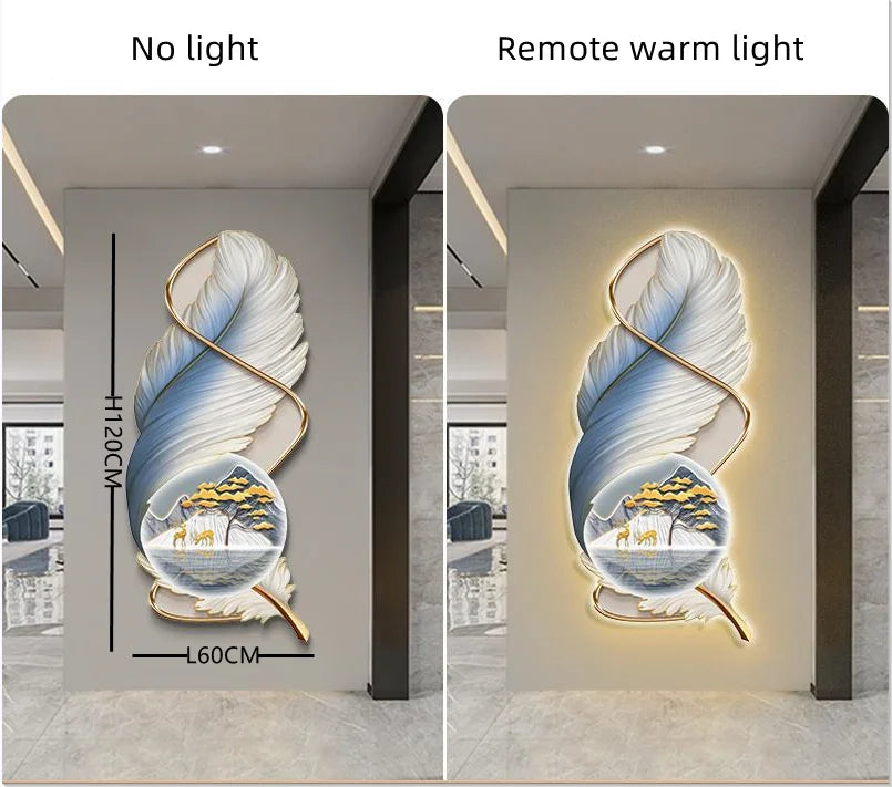 Afralia™ LED Wall Lamp: Modern Creative Decoration for Bedroom, Living