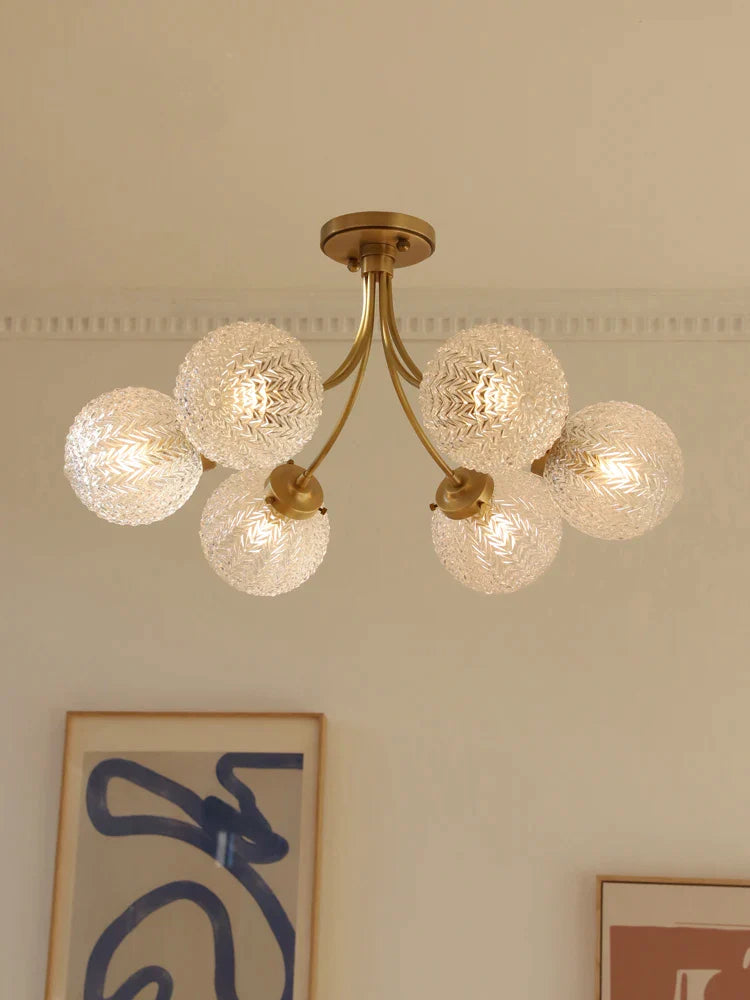 Afralia™ Glass Ball Ceiling Light: Modern Nordic Living Room Dining Ro