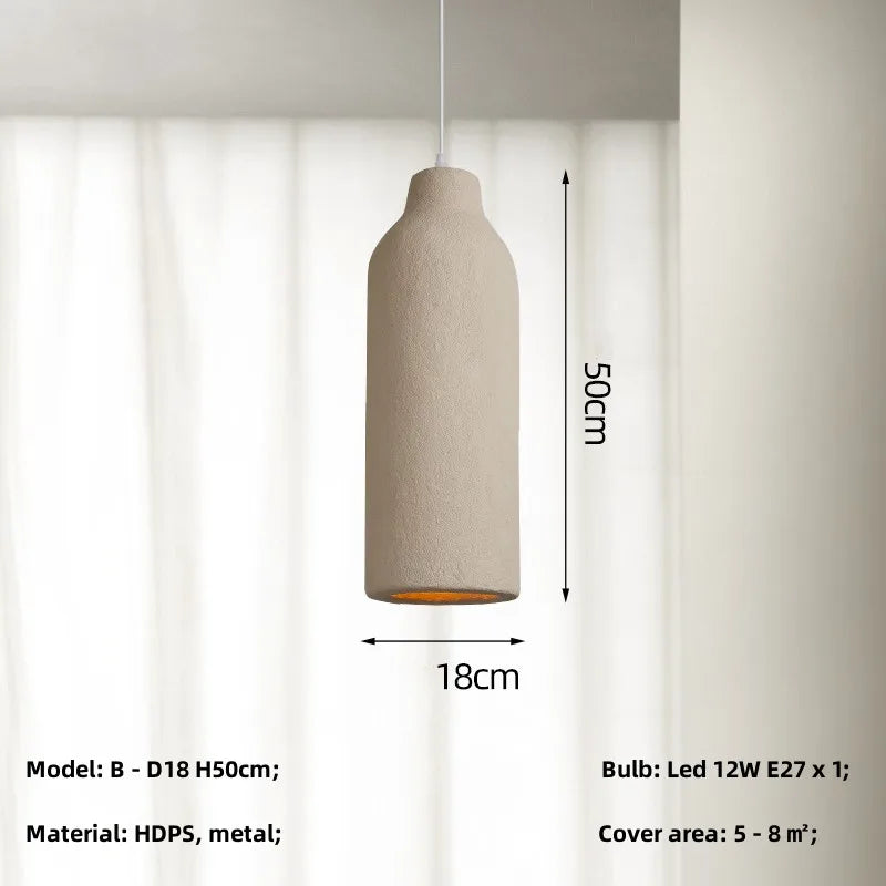 Afralia™ Nordic Wabi Sabi Chandelier: Modern Pendant Lights, Retro Din