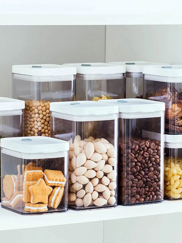 Afralia™ Bulk Hermetic Food Storage Container Plastic Organizer