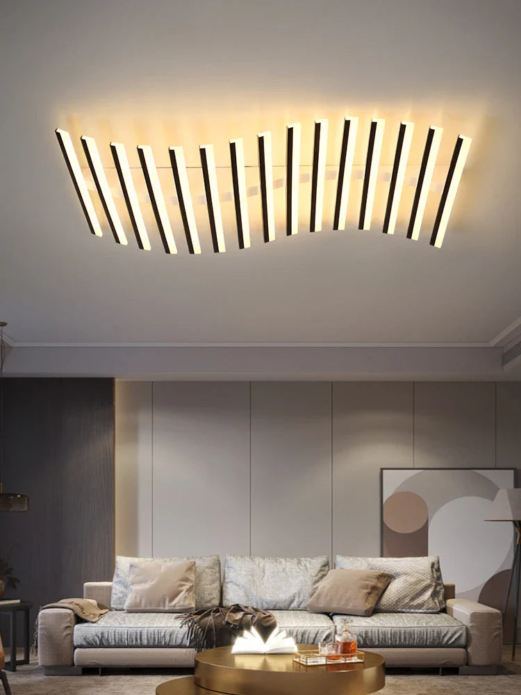 Afralia™ Modern Linear Ceiling Wall LED Lamps for Home Interior Decora