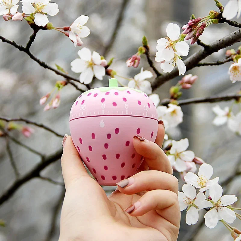 Afralia™ Cute Cartoon Cake Kitchen Timer Stopwatch 60 Minute Baking Ga